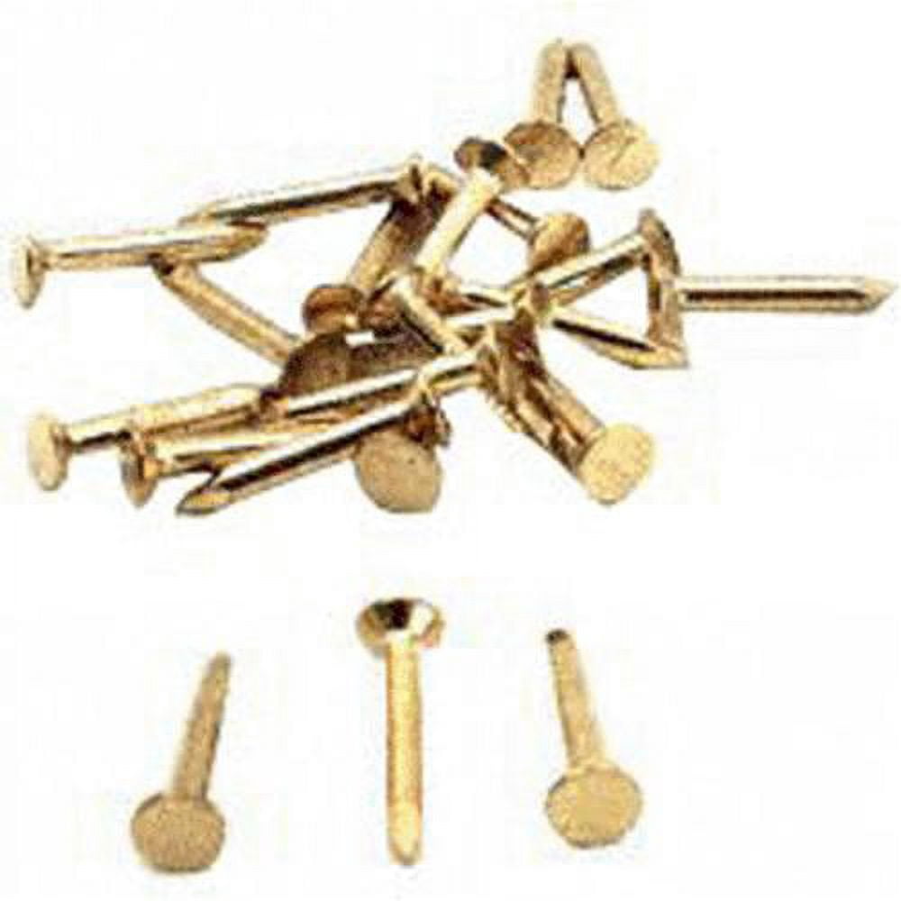 Knape & Vogt 255-81N BR Shelf Standard Nails, Brass, Each - Walmart.com