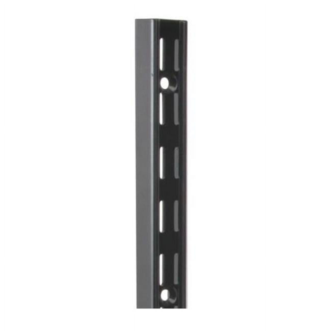 Knape & Vogt 82 Black Steel Double Slot Bracket 16 Ga. 28 in. L 450 lb ...