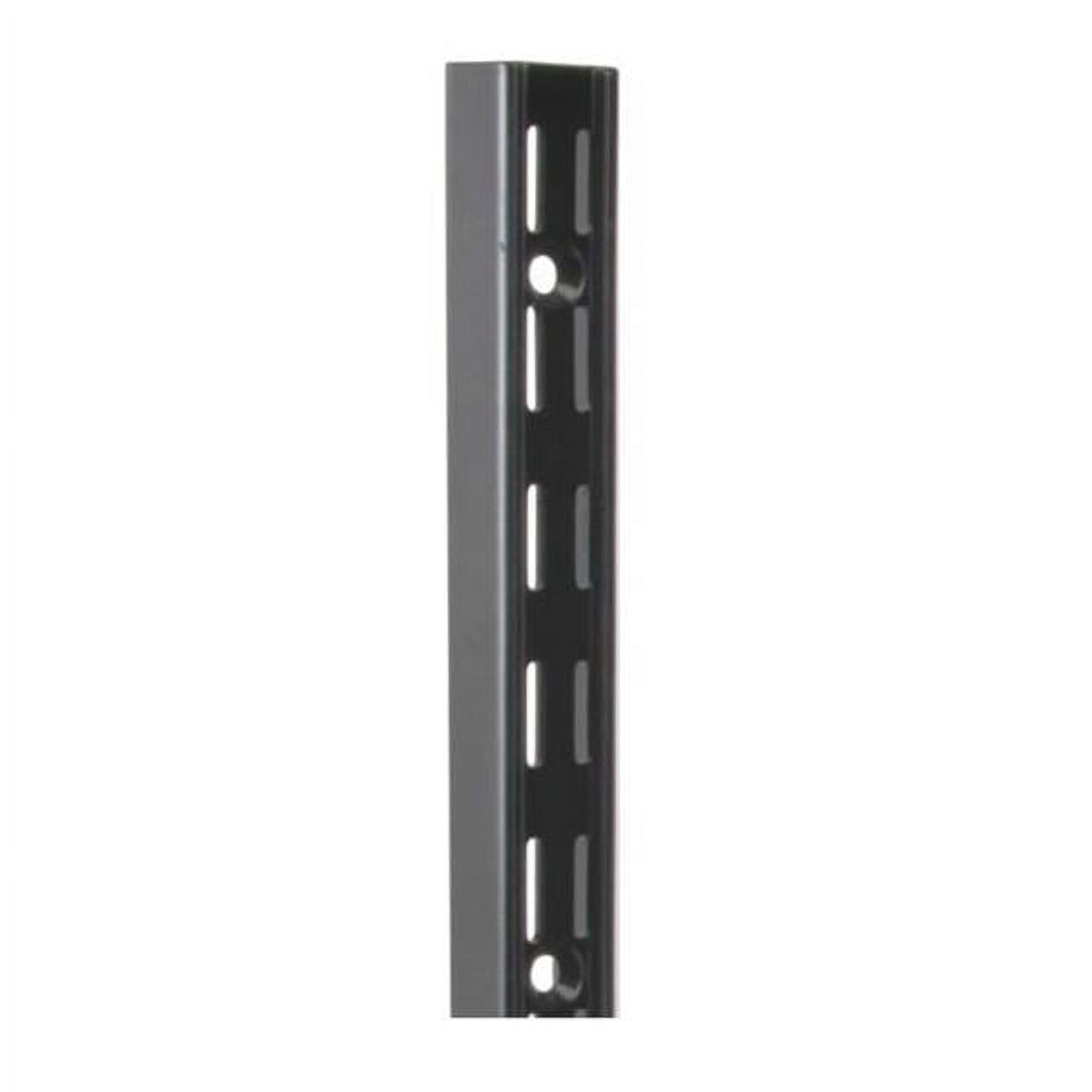 Knape & Vogt 82 Black Steel Double Slot Bracket 16 Ga. 28 in. L 450 lb ...