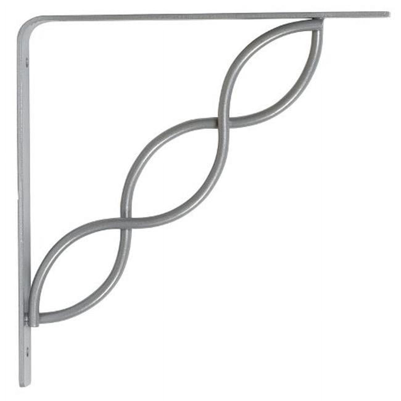 Knape & Vogt John Sterling Platinum Scroll Shelf Bracket 8 in. L 100 lb ...