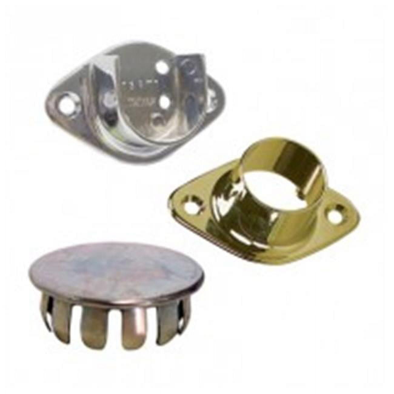 Knape & Vogt KV0730 ANO 1 - 0.0625 in. Closet Rod Flanges for Tube ...