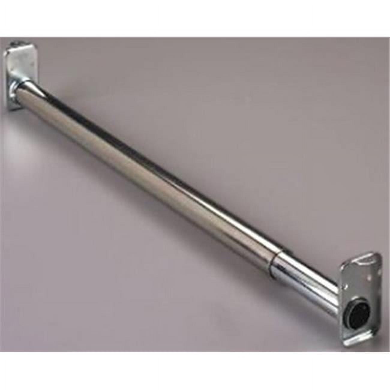 Knape & Vogt 30-48 in. Zinc-Plated Adjustable Extension Closet Rod ...