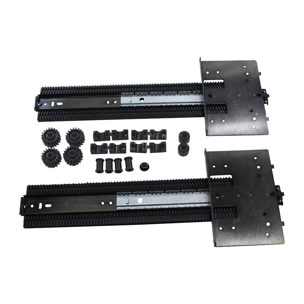 Knape & Vogt KV8091 P28 EB 28in Heavy Duty Rack and Pinion .75 Overlay ...