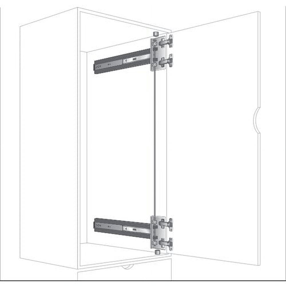Knape and Vogt KV 8092 4X4 Pocket Door Slide 20" 8092P EB 20 - Walmart.com