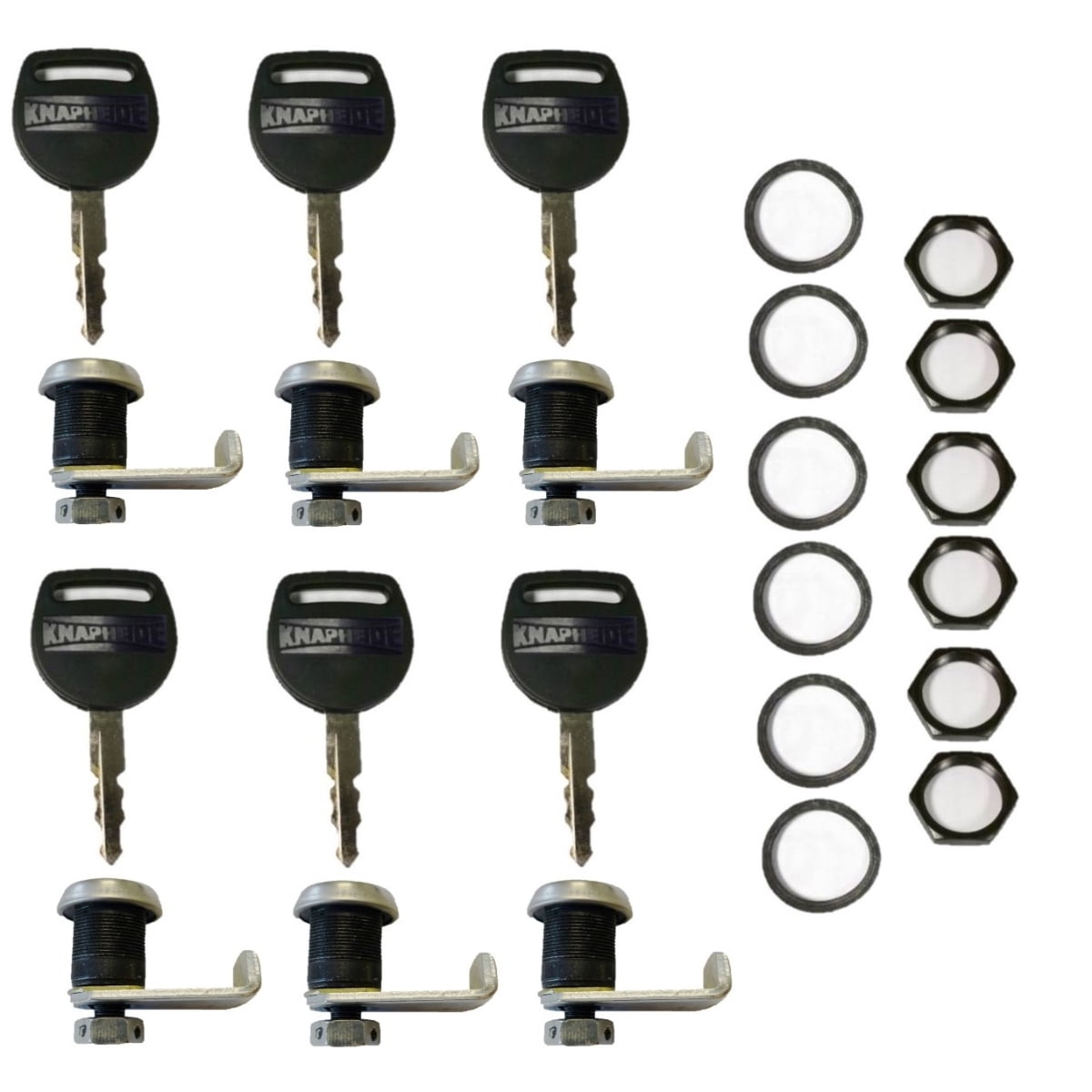 Knapheide 26109983, Set of (6) Replacement Lock & Key Kit for T-latches ...