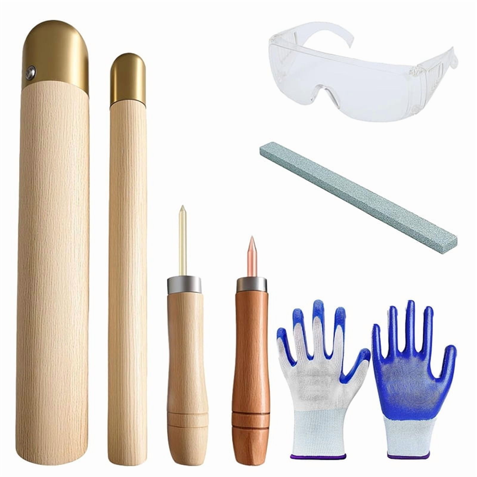 Knapping Kit with Copper Hammer - Complete Obsidian Crafting Tools Set ...