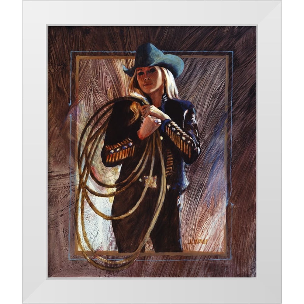 Knauf, J.E. 20x23 White Modern Wood Framed Museum Art Print Titled ...