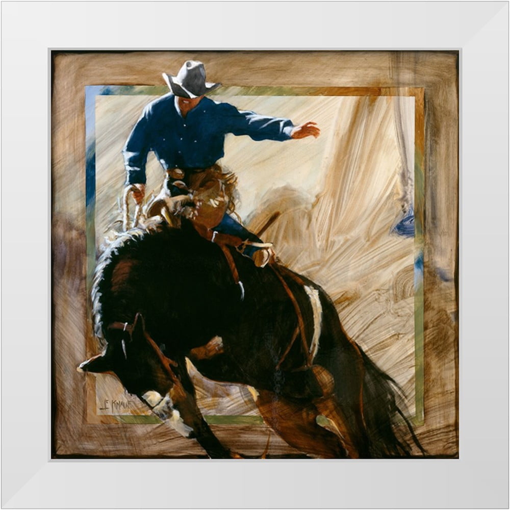 Knauf, J.E. 26x26 White Modern Wood Framed Museum Art Print Titled ...