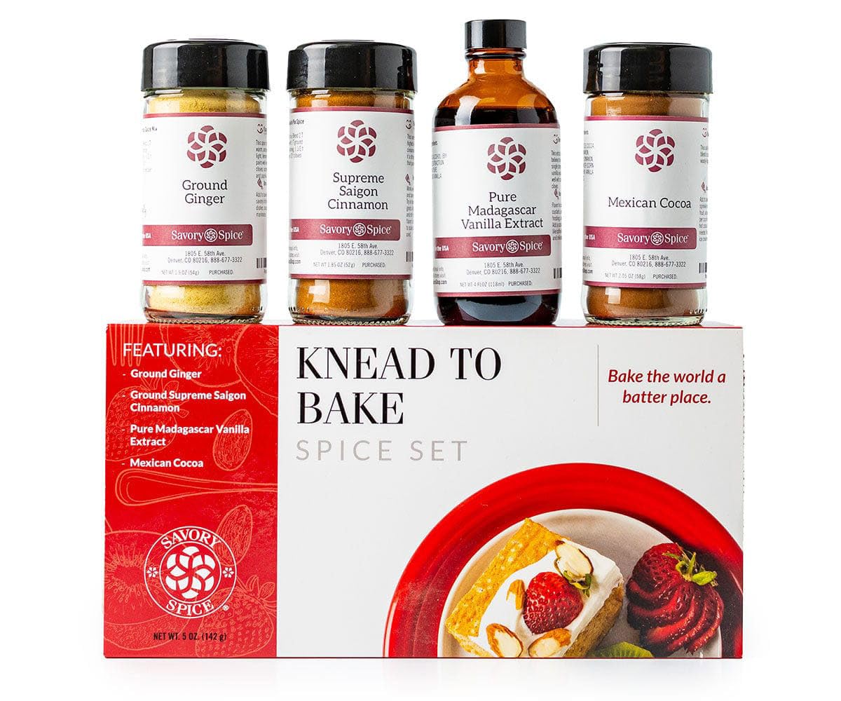Knead to Bake Set | Baking s & Extracts Gift Set for Desserts, Pies ...