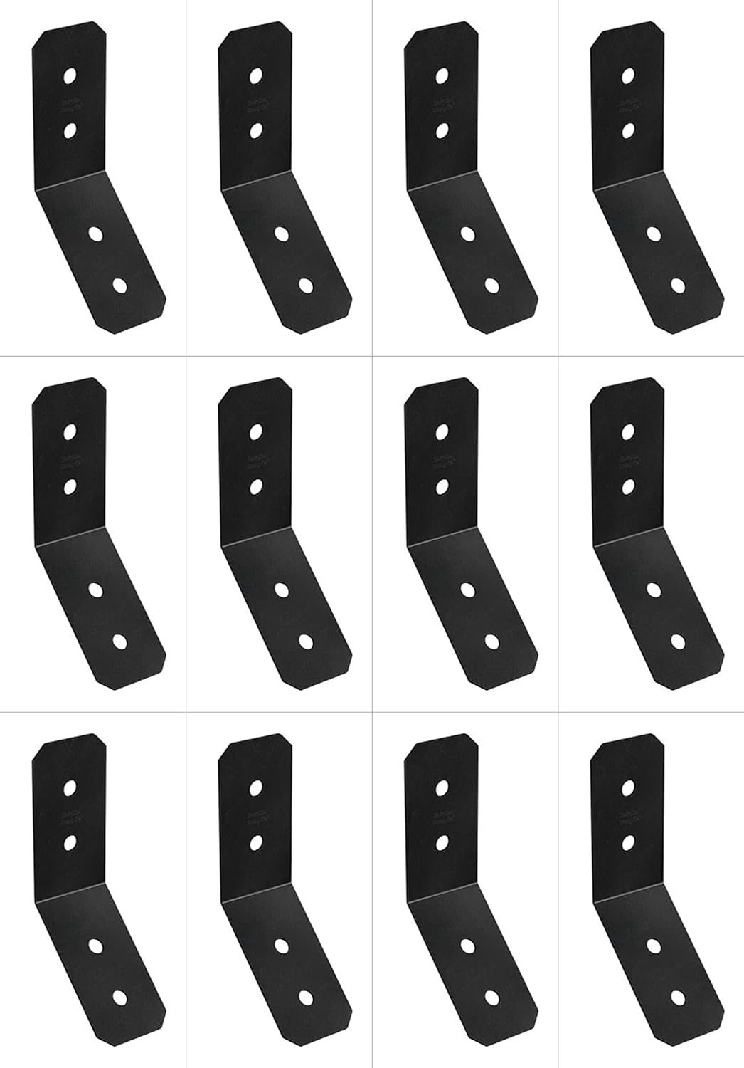 Knee Brace Connector for 4X, 12-Pack, Black - Walmart.com