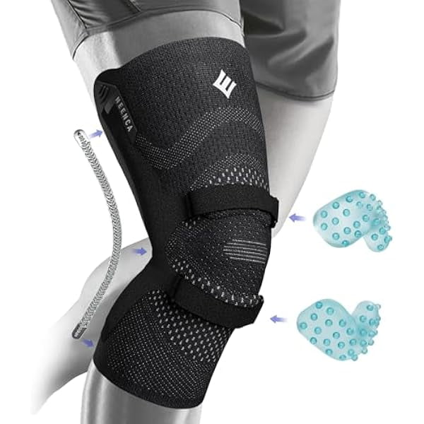 Knee Brace for Knee Pain, Compression Knee Support with Patella Tendon ...