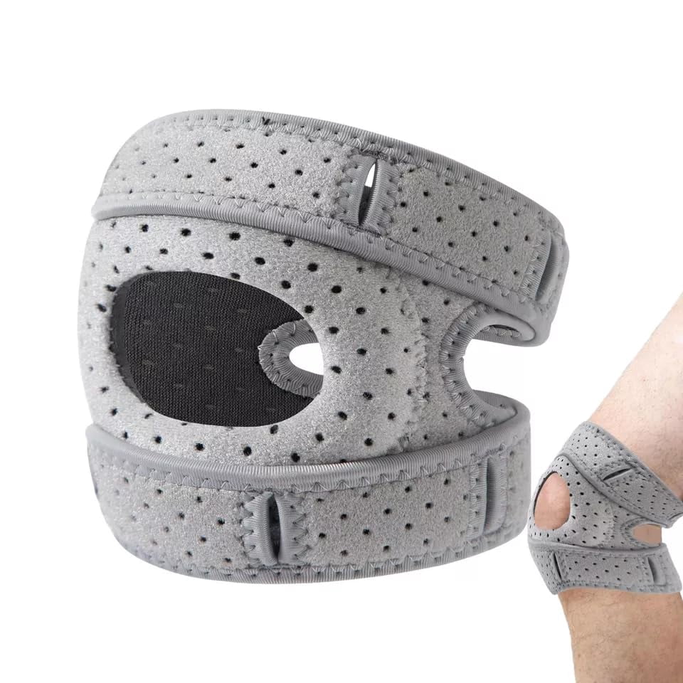 Knee Brace for Men & Women – Adjustable Patella Support with Side ...