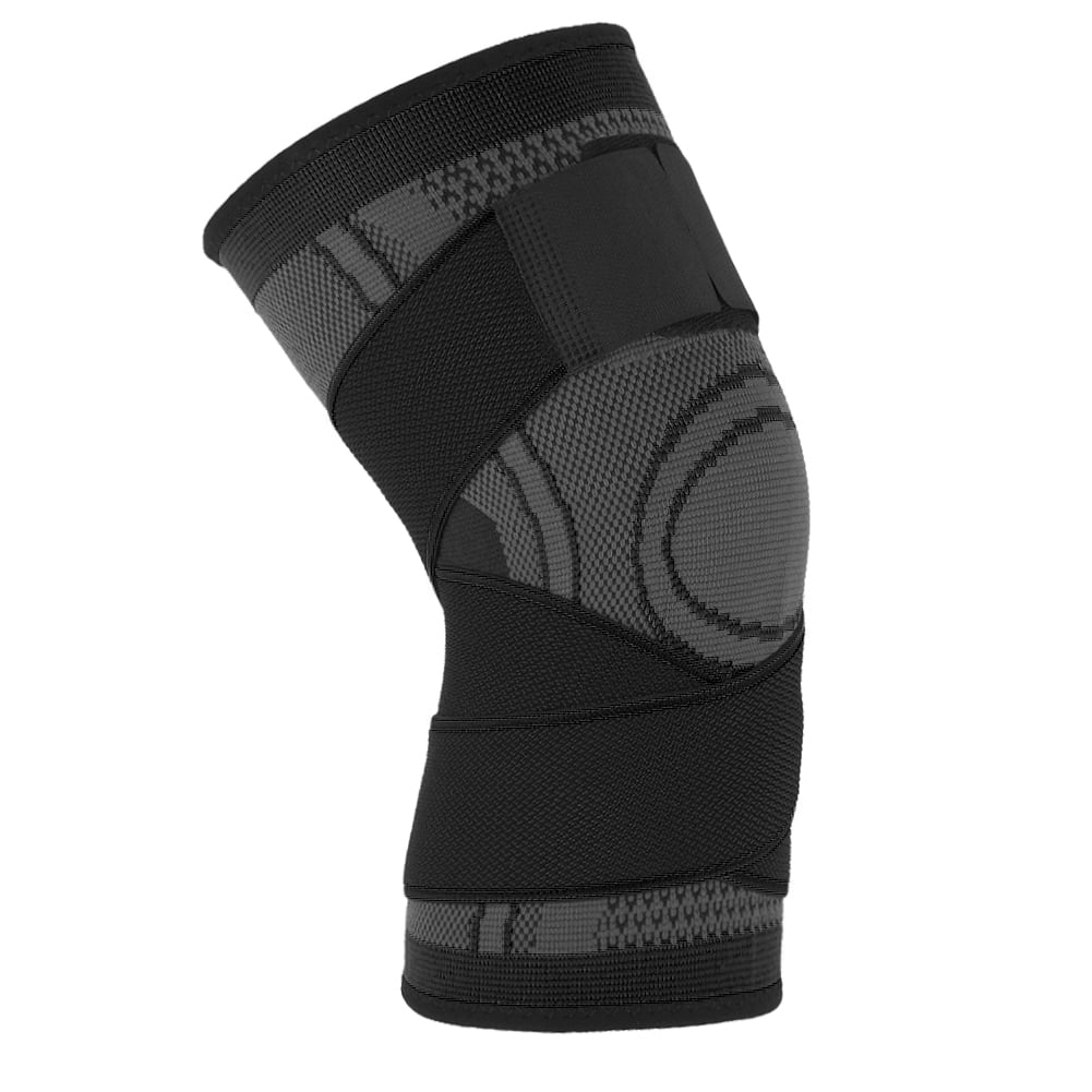 Knee Brace Pad Support - Large Leg Compression Wrap for Exercise and ...