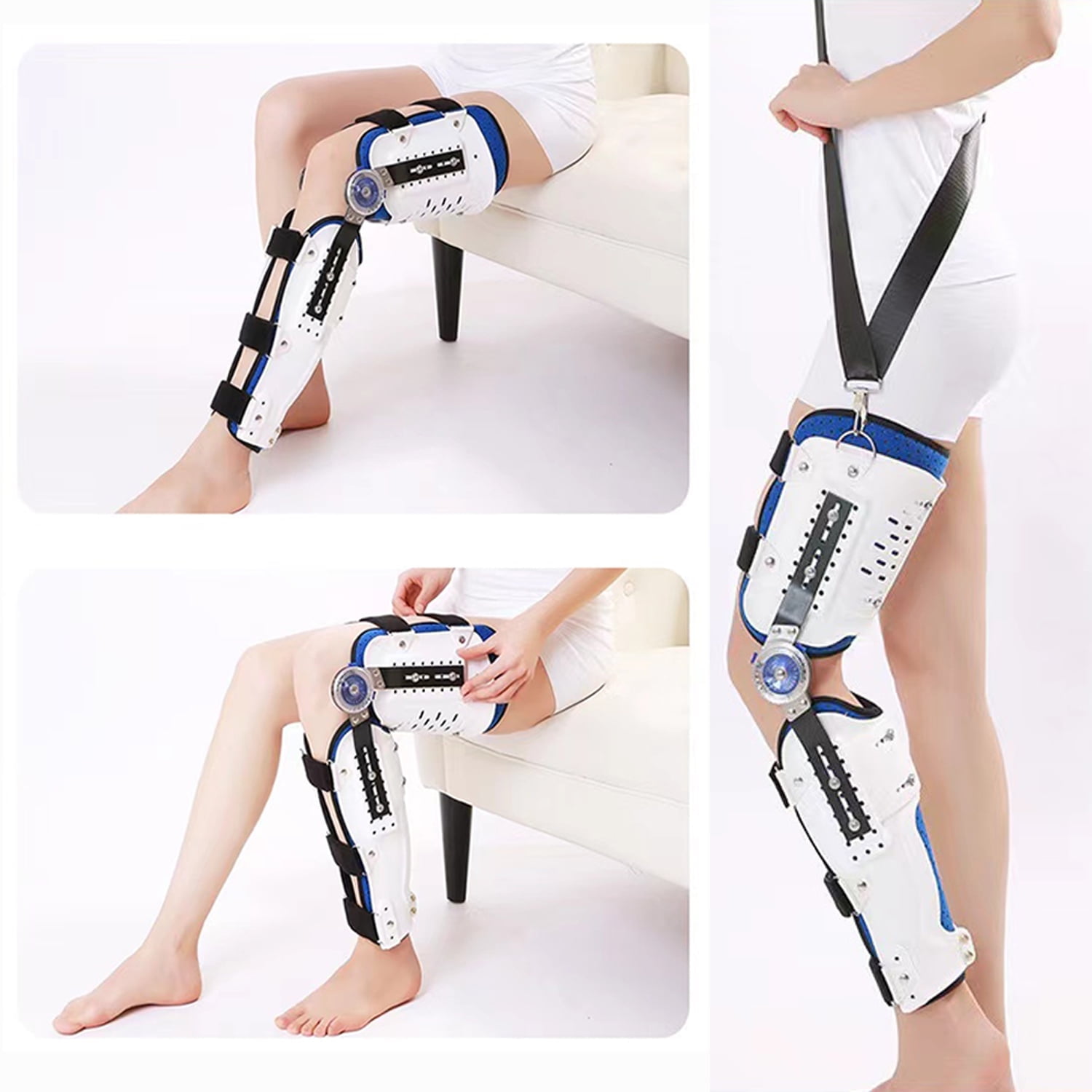 Knee Brace for Post-Op Immobilization & Stabilization, Adjustable ...