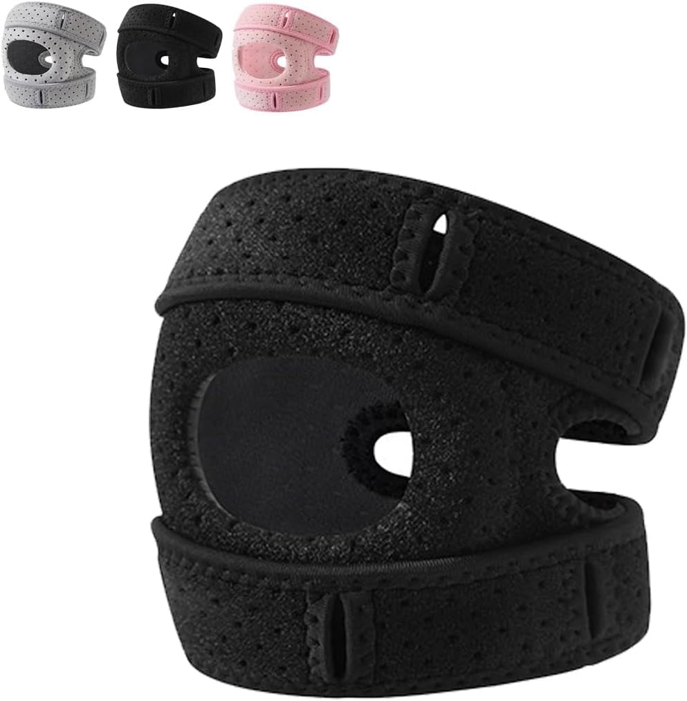 Knee Brace with Side Stabilizers & Patella Gel Pads ,Adjustable Tendon ...