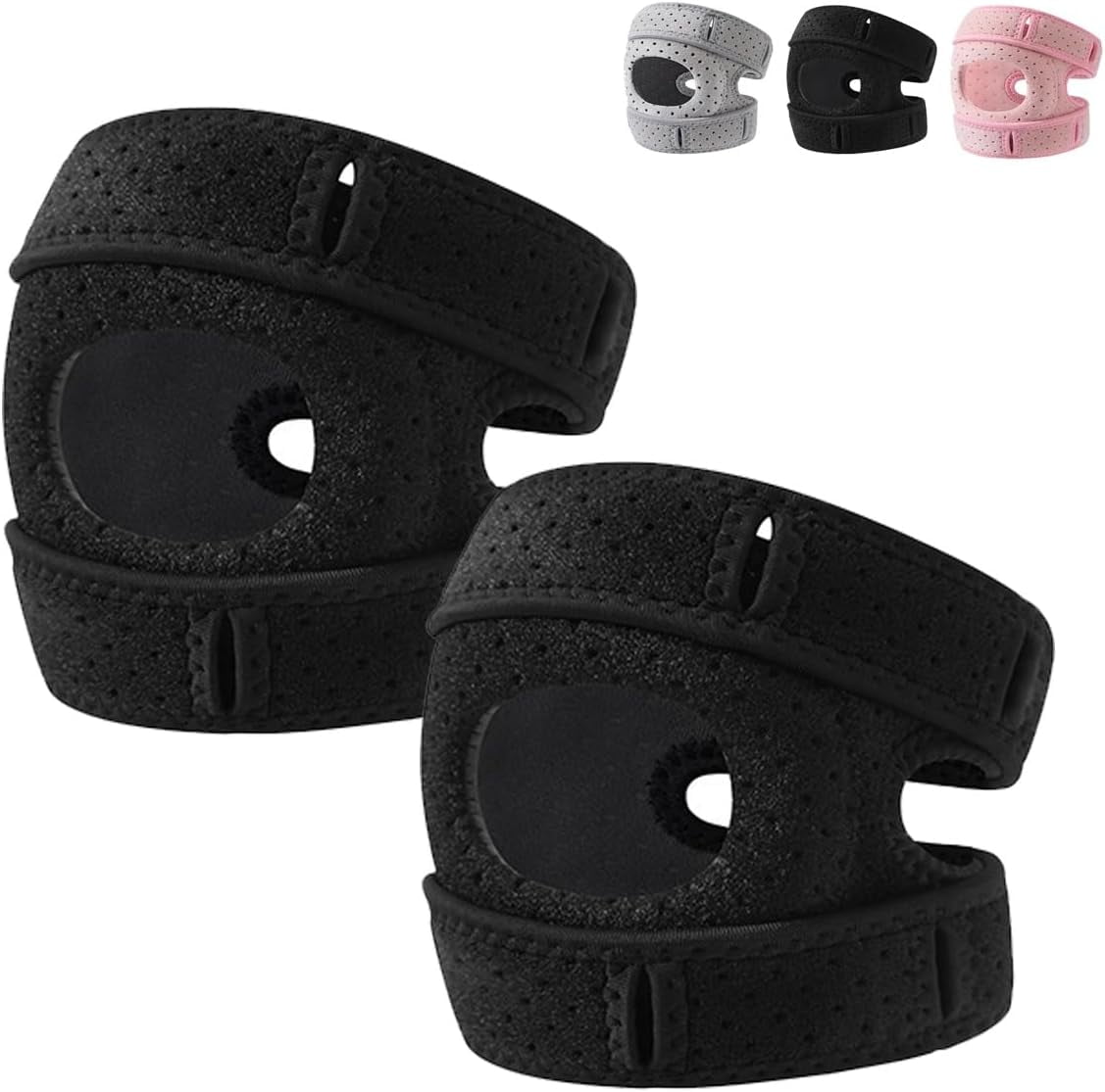 Knee Brace with Side Stabilizers & Patella Gel Pads ,Adjustable Tendon ...