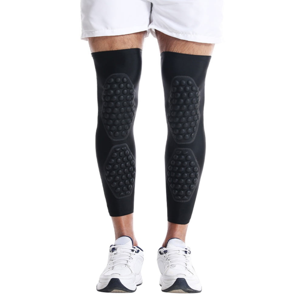 Knee Braces, [2 Pack] Double Crashproof Knee & Calf Pads, Thigh ...