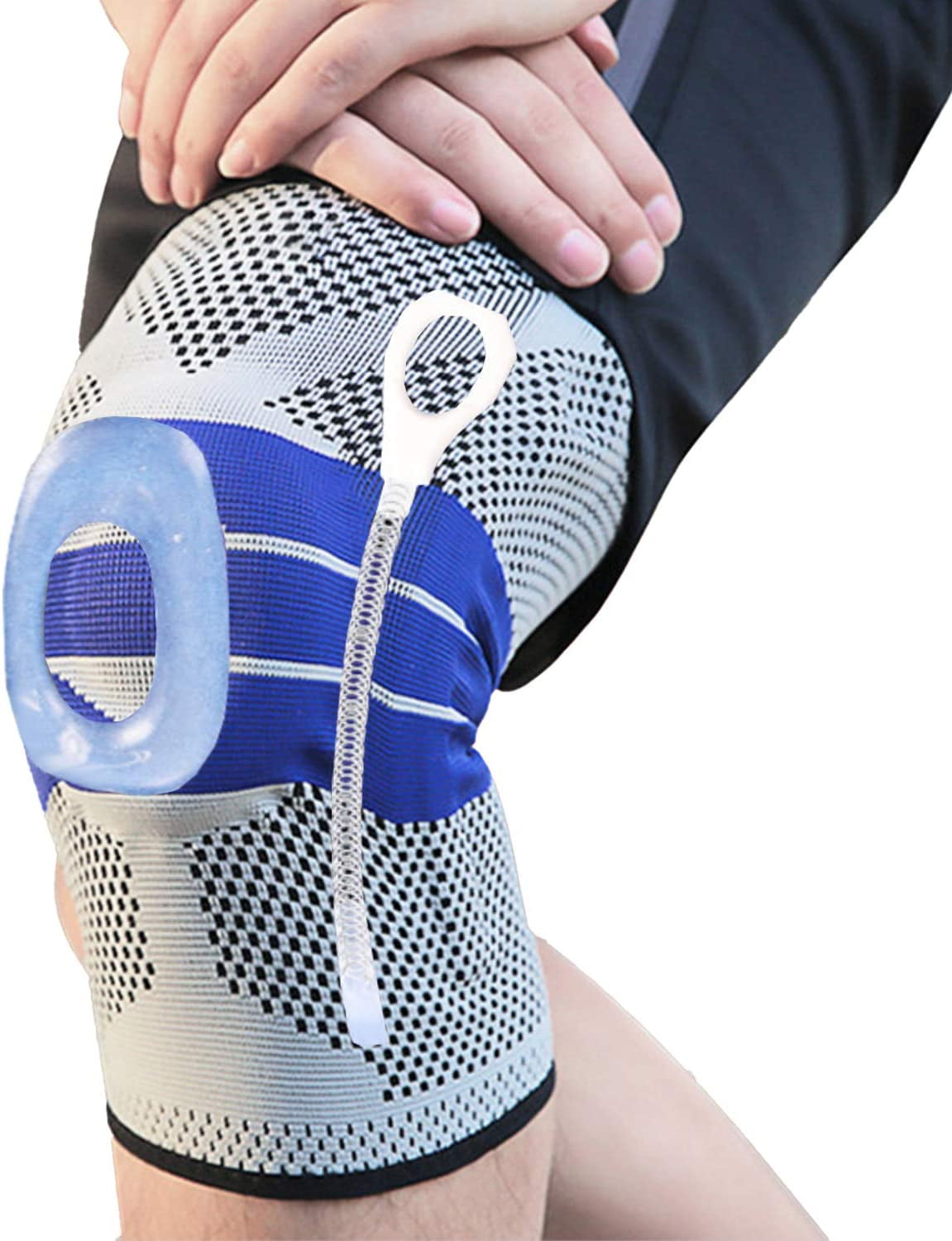 Knee Braces Compression Support Sleeve to Relief Pain from ACL ...