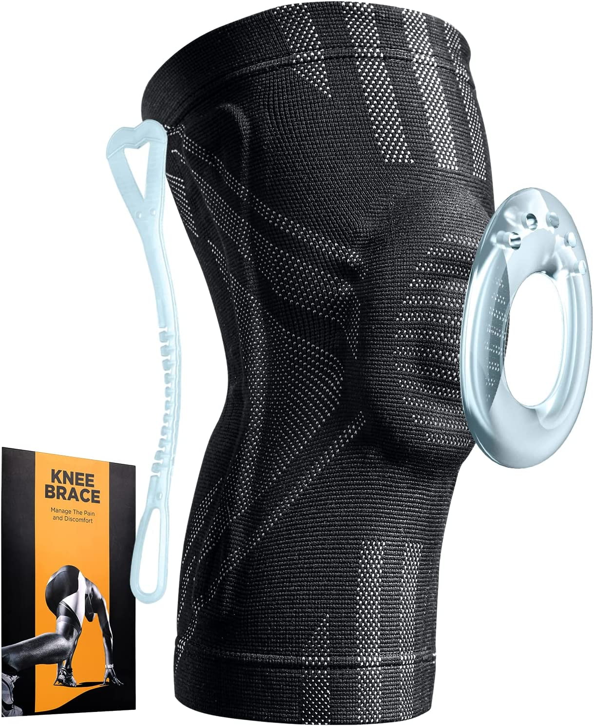 Medical Grade Knee Braces with Gel Pad & Stabilizers for Sports, Pain ...