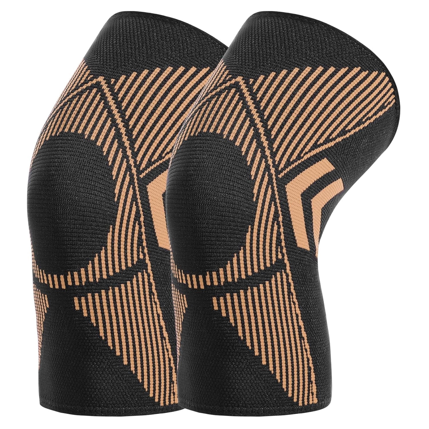 Knee Braces for Knee Pain Relief, 2 Pack Knee Brace for Meniscus Tear ...