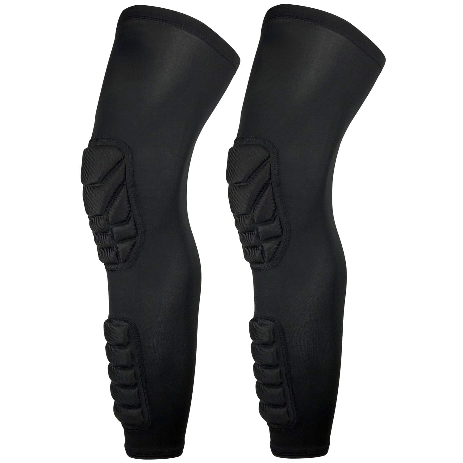 Knee Calf Padded 2 Pack Compression Leg Sleeve Thigh Sports Protective ...