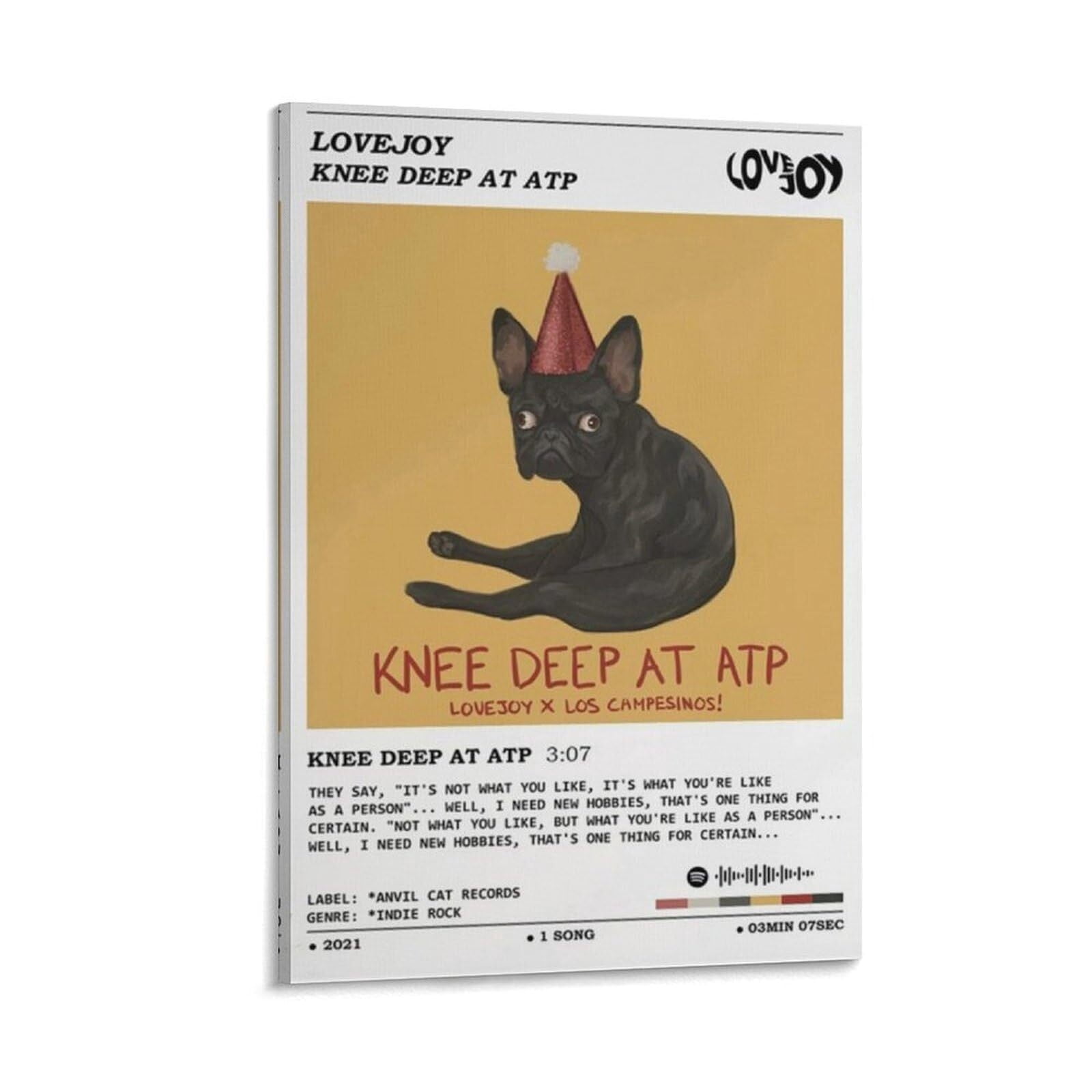 Knee Deep at Atp Lovejoy Music Cover Canvas Poster Bedroom Decoration ...