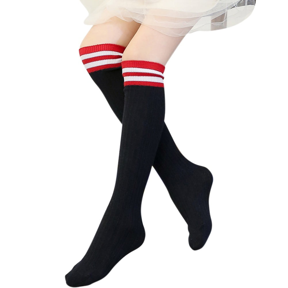 Knee High Socks School Girl Uniform Soccer Sport Women Girls - Walmart.com