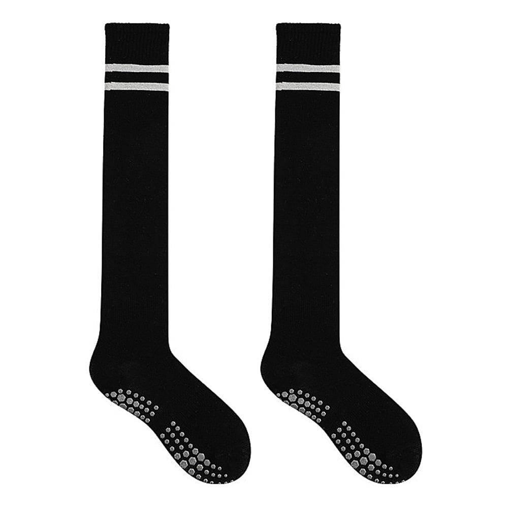 ENTASSER Knee High Toeless Long Grip Socks for Yoga, Pilates, Barre ...
