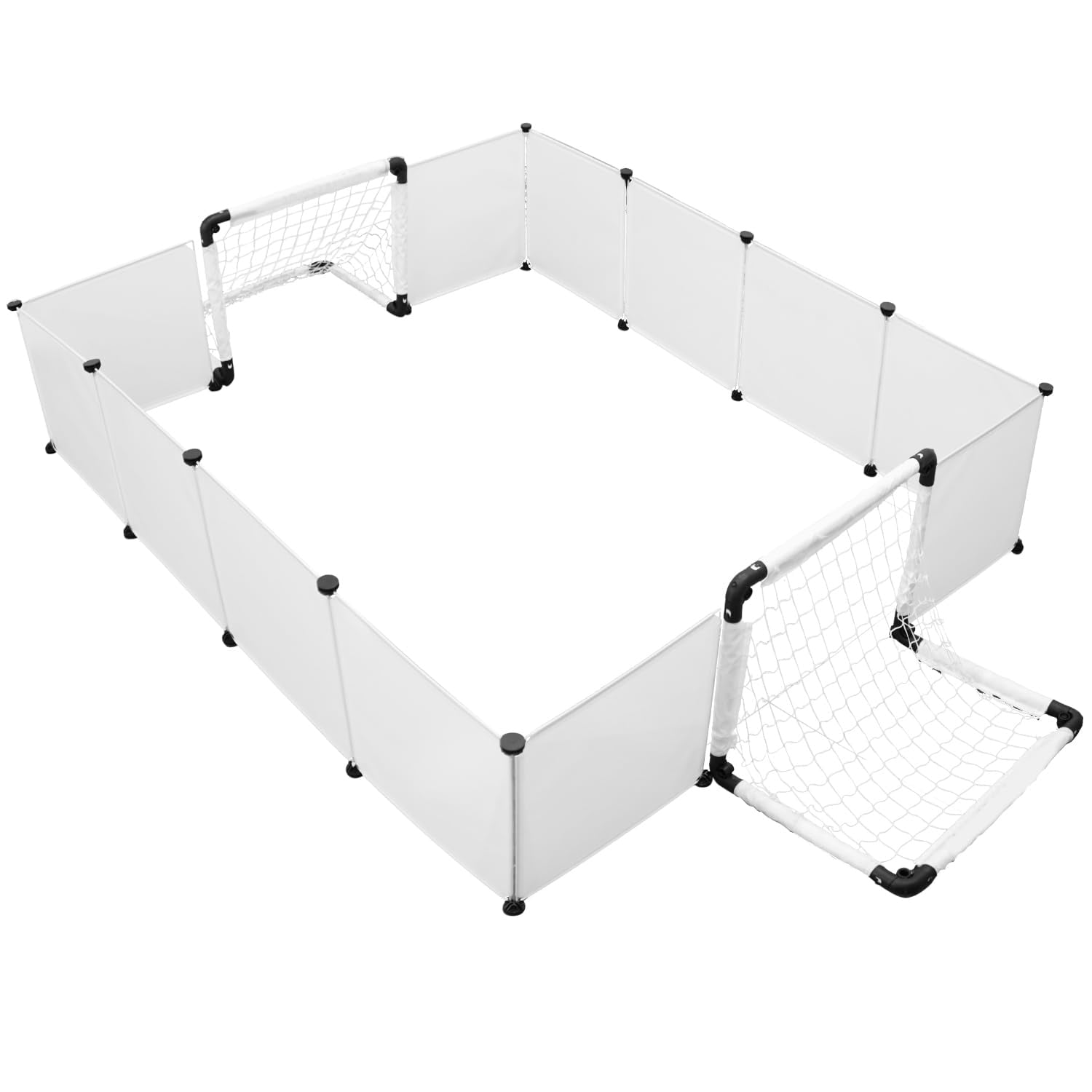 Knee Hockey Set - Sports Mini Hockey Rink with 24 Panels per Set, Half ...