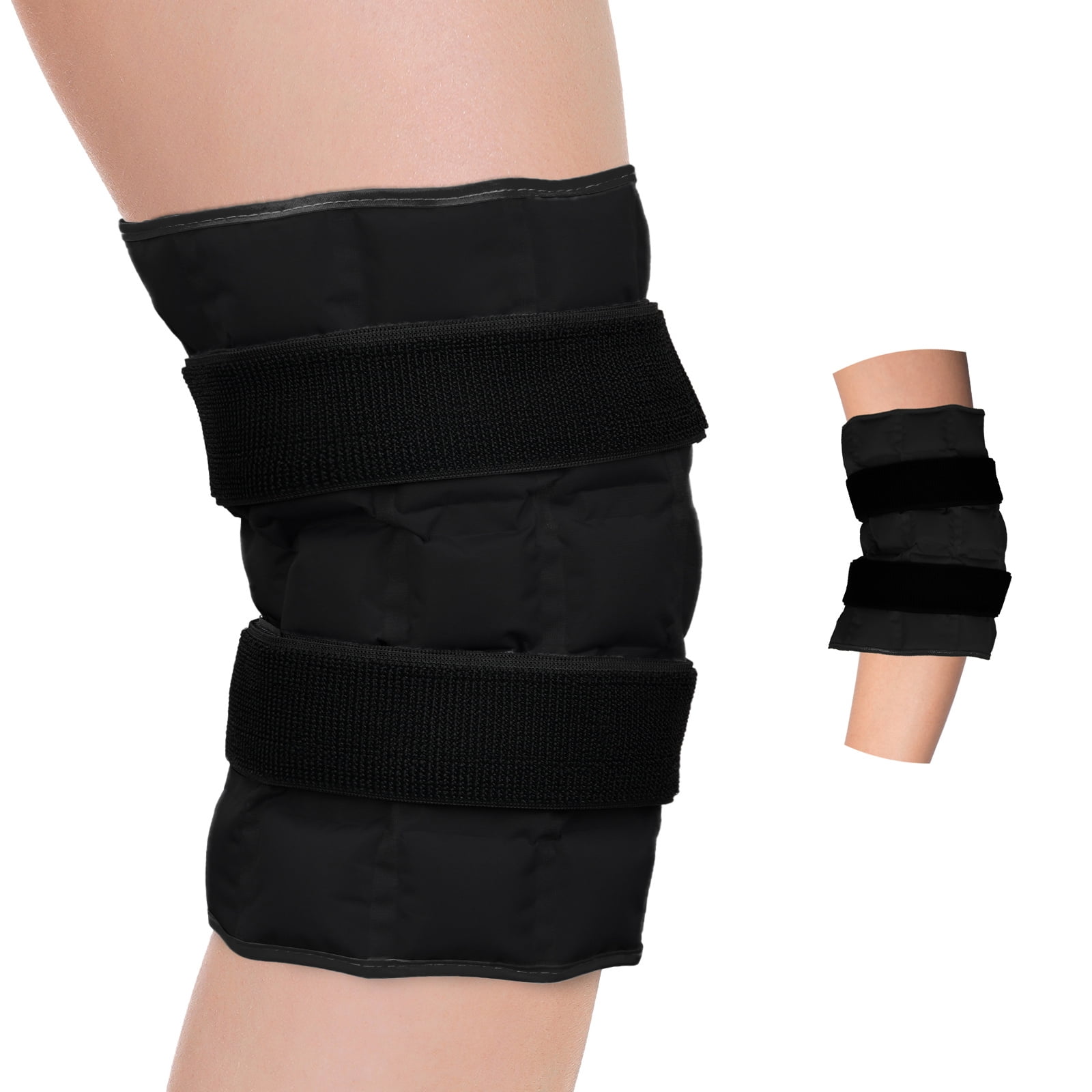 Knee Ice Packs Wrap for Injuries, Flexible Heat Cold Therapy Packs ...