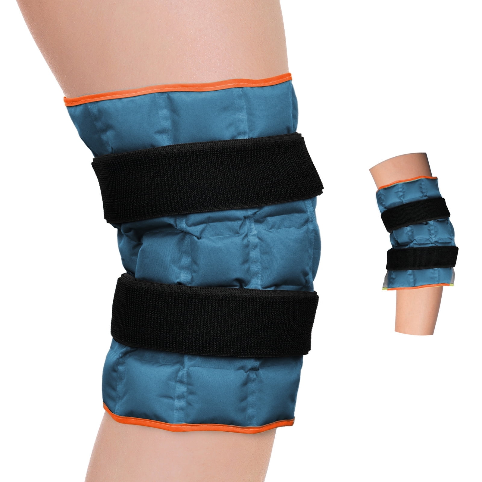 Knee Ice Packs Wrap for Injuries, Flexible Heat Cold Therapy Packs ...
