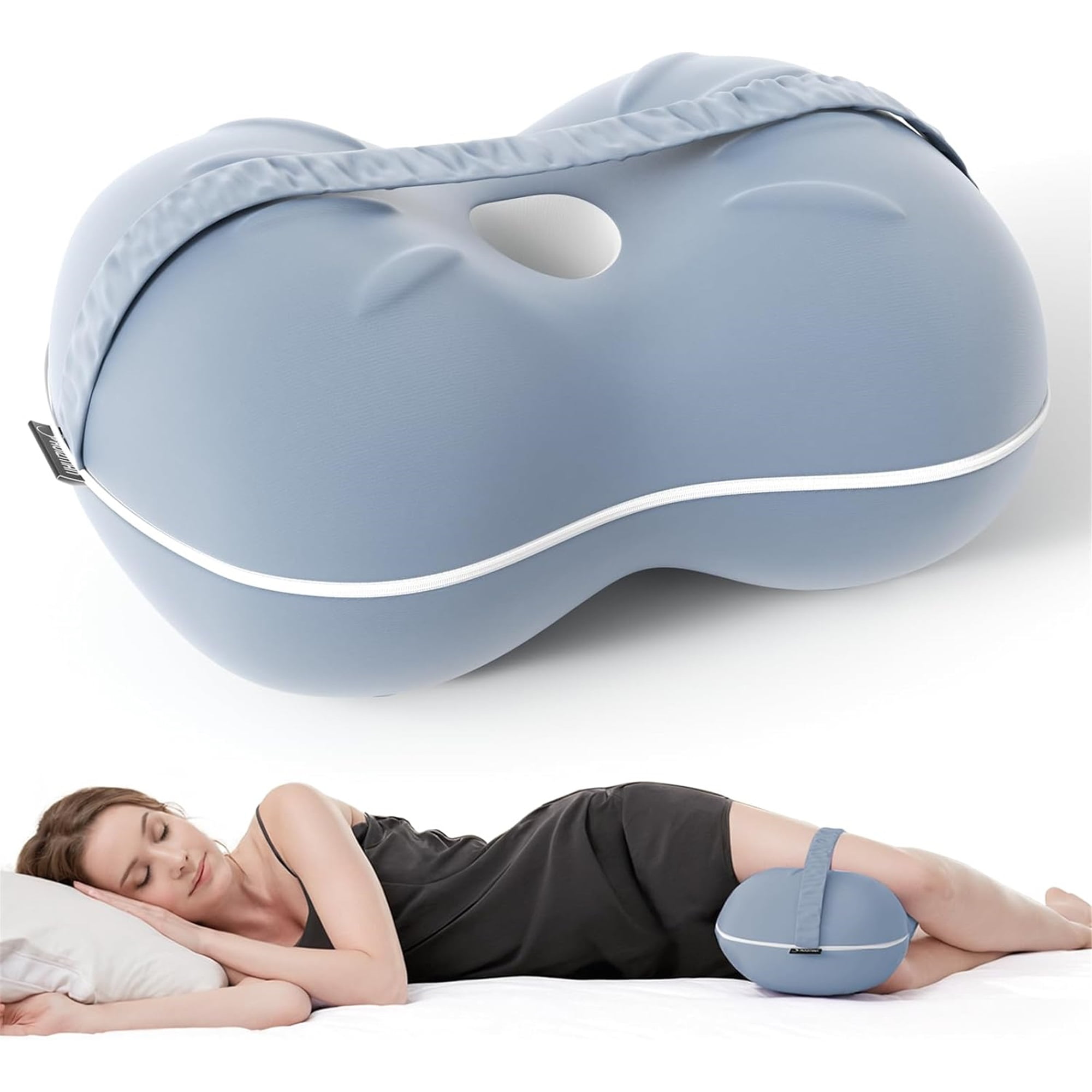 Knee Pillow for Side Sleepers - Cooling Leg Pillow for Side Sleeping ...