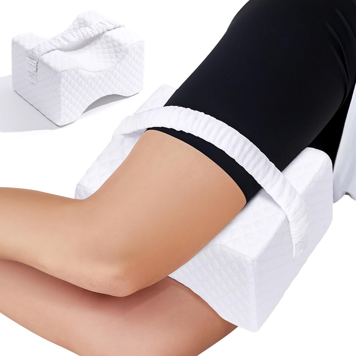Knee Pillow for Side Sleepers, Leg Pillow for Sciatica, Back, HIPS ...