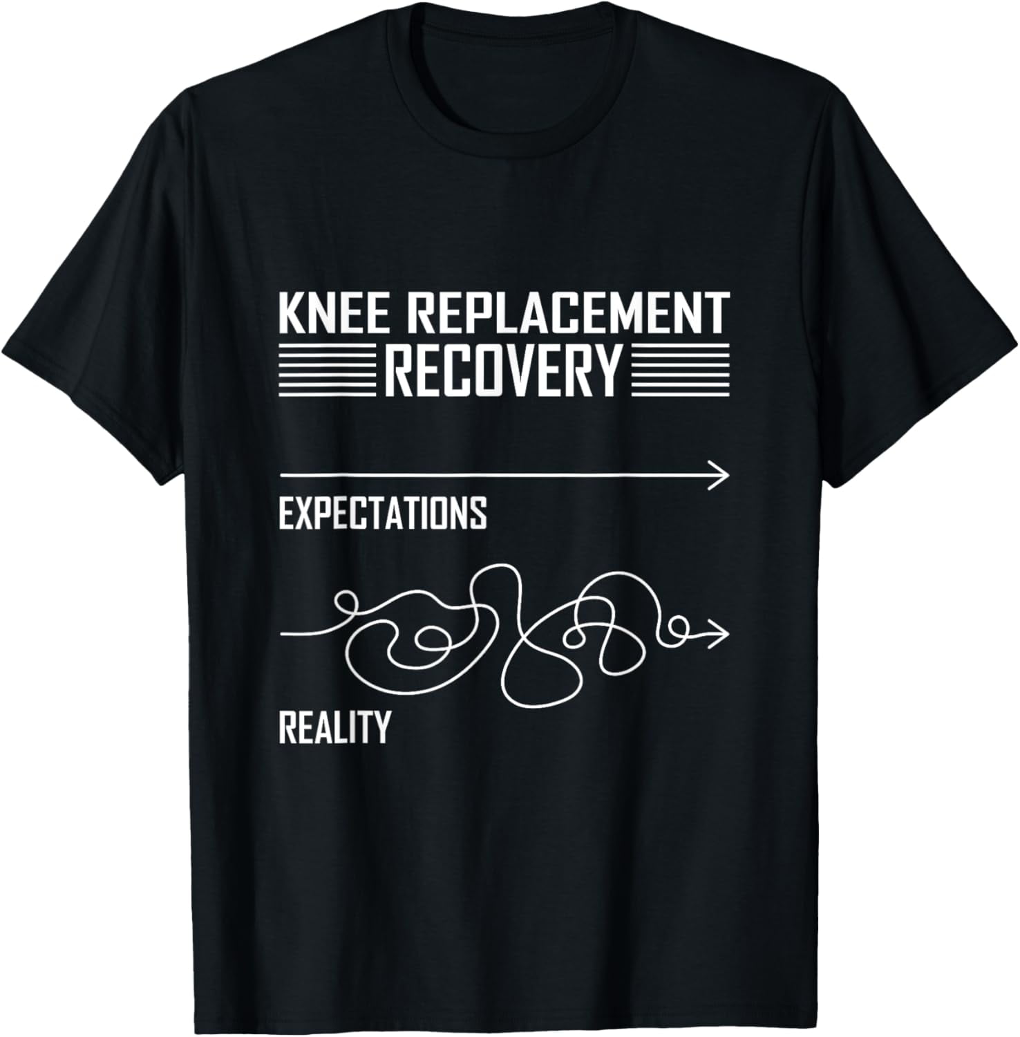 Knee Replacement Recovery - Knee Replacement T-Shirt - Walmart.com