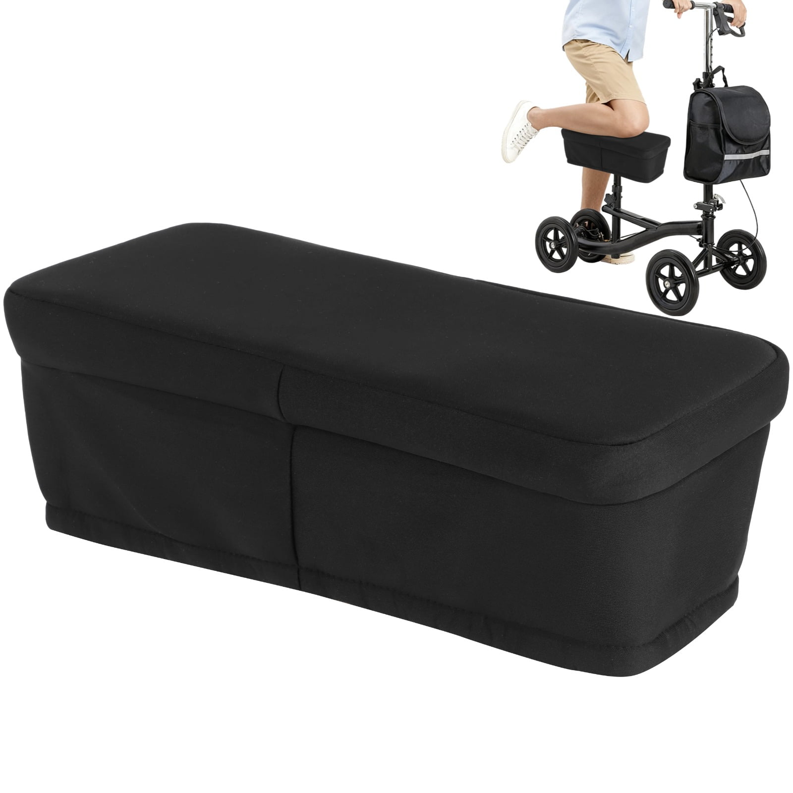 Knee Scooter Cushion Pad Cover, Foam Filled Knee Scooter Pad Cover with ...
