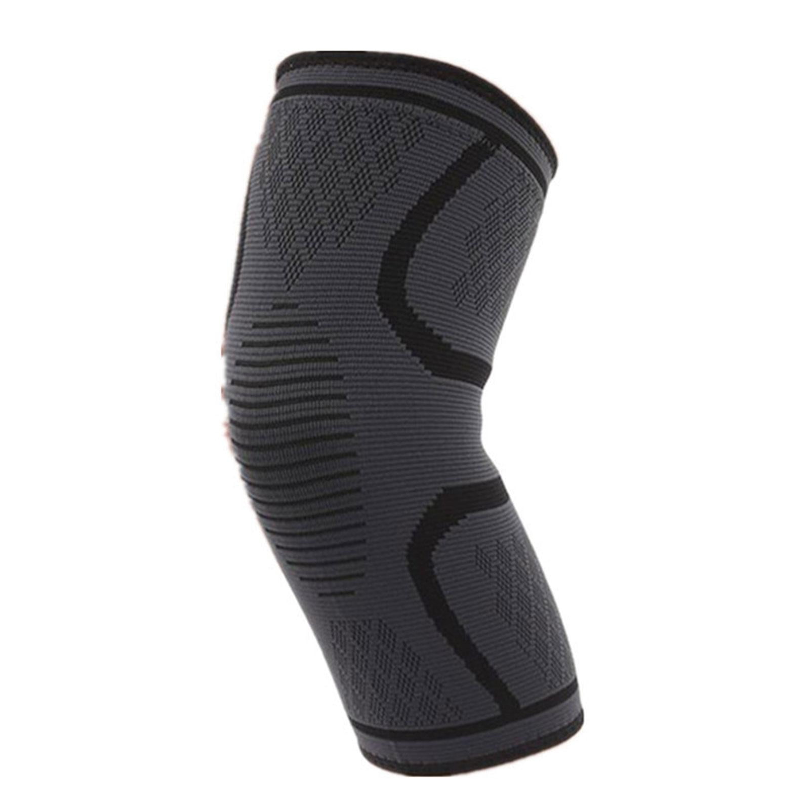 Knee Sleeve Compression Brace Support For Sport Gym Pain Relief Joint ...