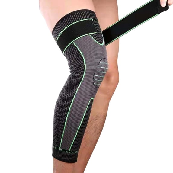 Knee Sleeve Compression Brace Support Full Leg Sport Joint Pain ...