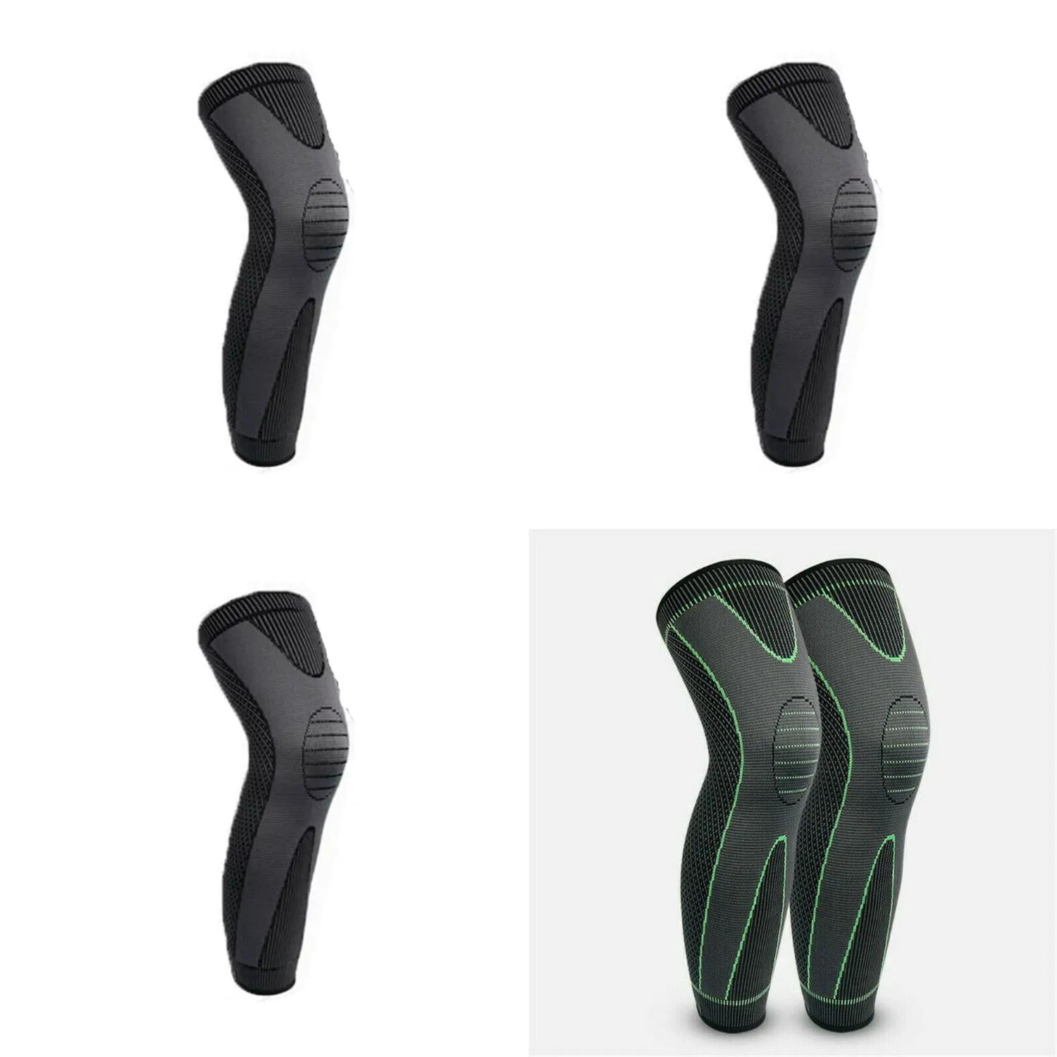 Knee Support Brace Compression Long Full Legs Sleeve Arthritis Running ...
