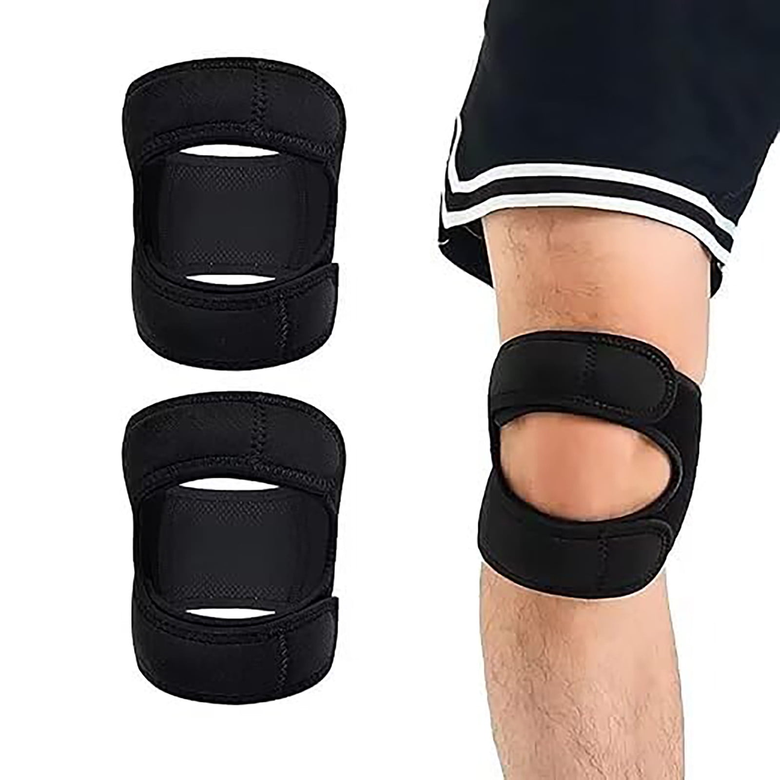 Knee Support Brace Stabilizer Joint Pain Relief Adjustable Compression ...