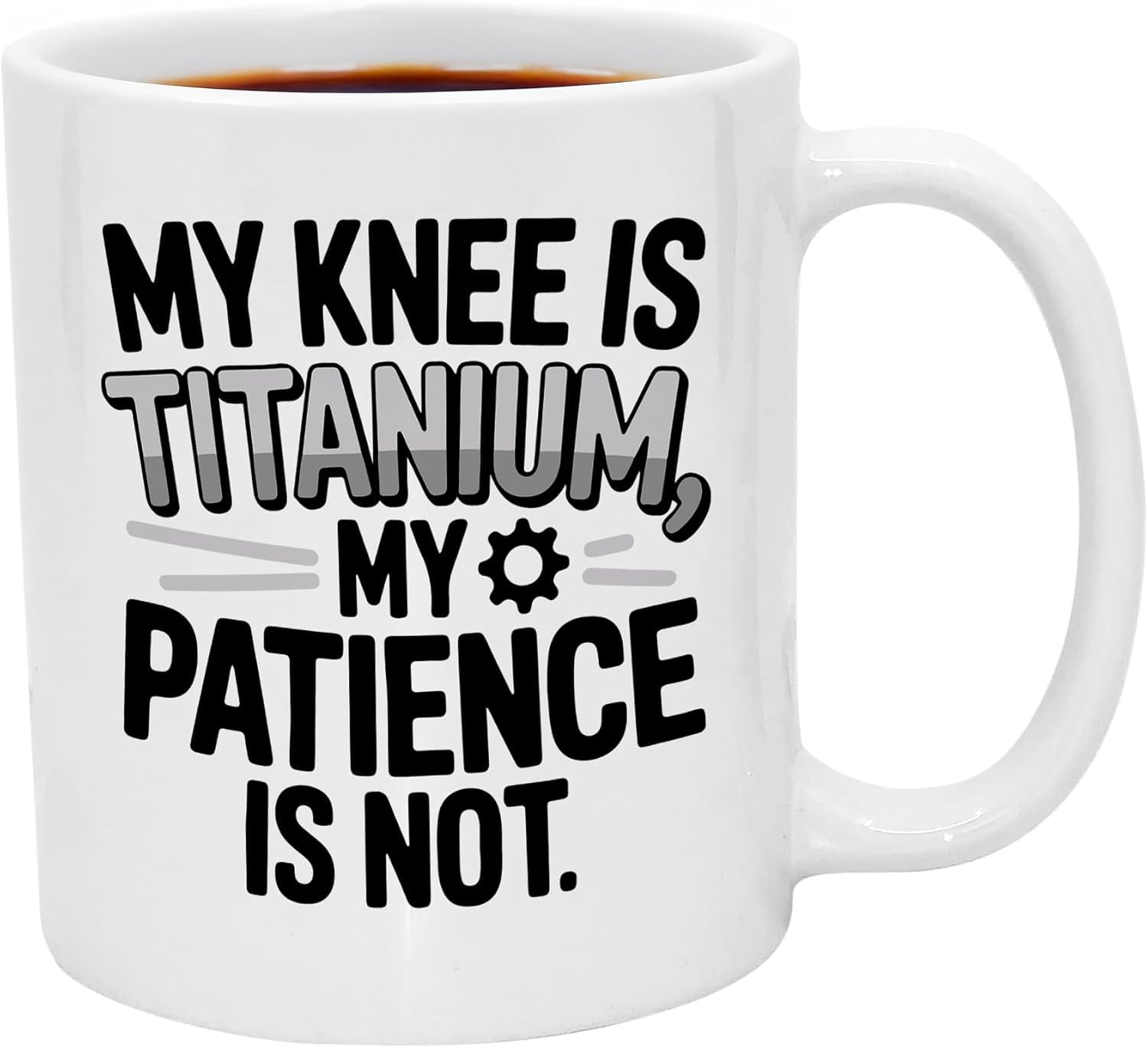 Knee Surgery Recovery Gifts. 11oz Funny Get Well Soon Mug for Men or ...