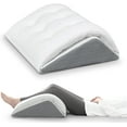 Knee Wedge Pillow, Patented Convertible Knee Pillow for Back Sleeping ...