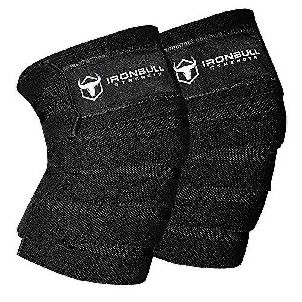 CAP Barbell Elastic Knee Wraps, Pair, Black - Walmart.com