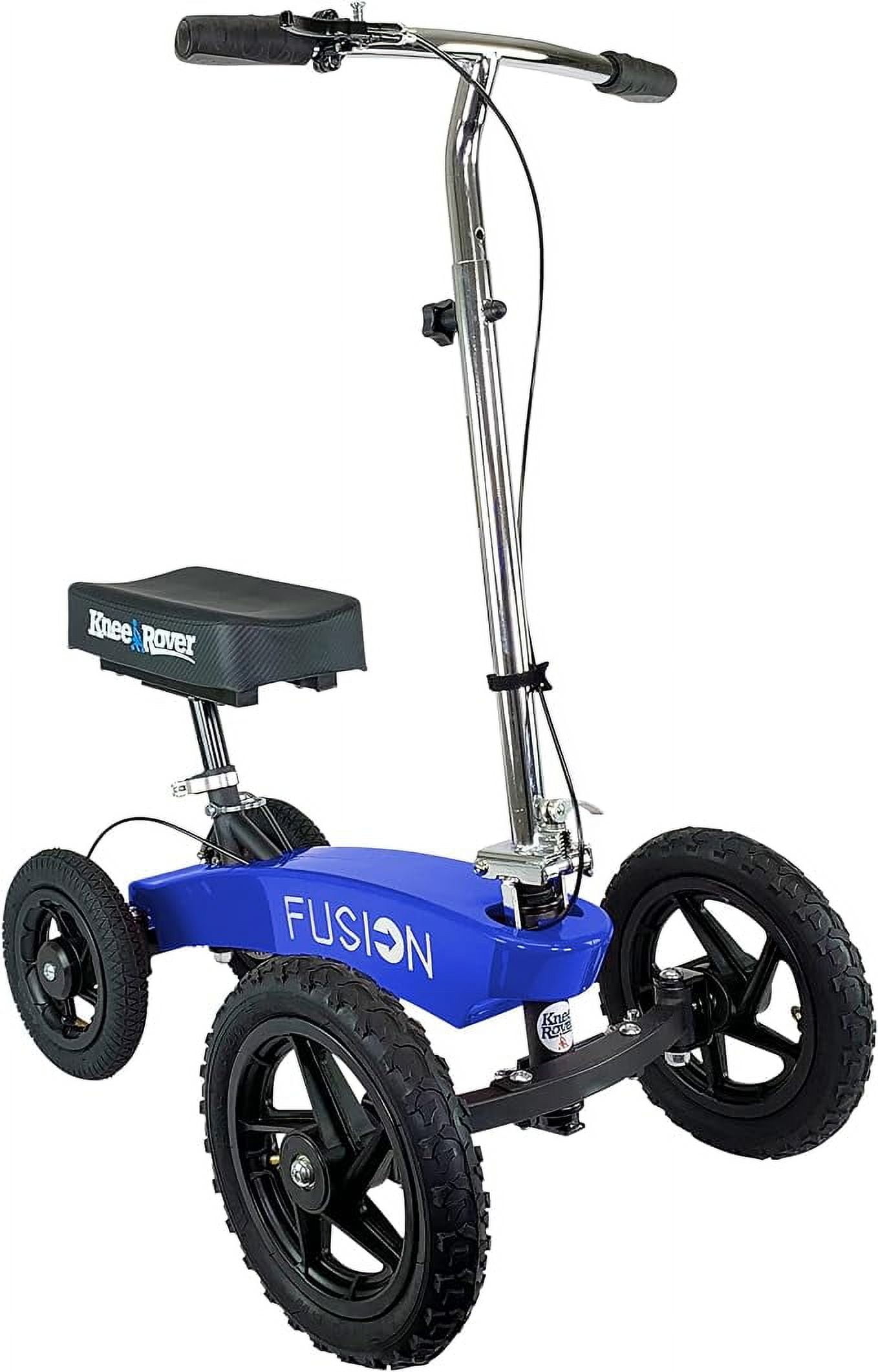 KneeRover ALL TERRAIN FUSION - 4 Wheel Knee Scooter, Heavy Duty, for ...