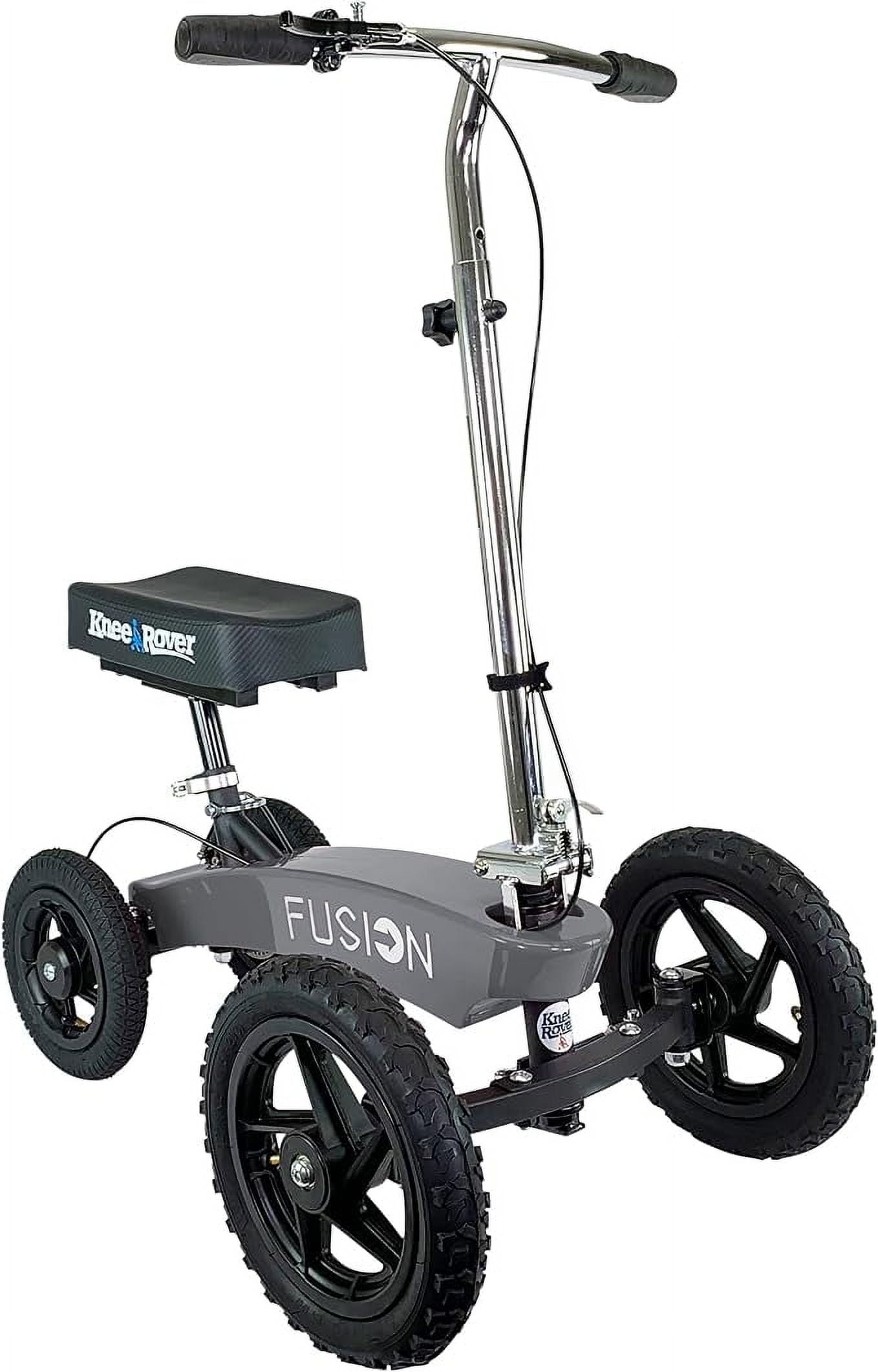 KneeRover ALL TERRAIN FUSION - 4 Wheel Knee Scooter, Heavy Duty, for ...