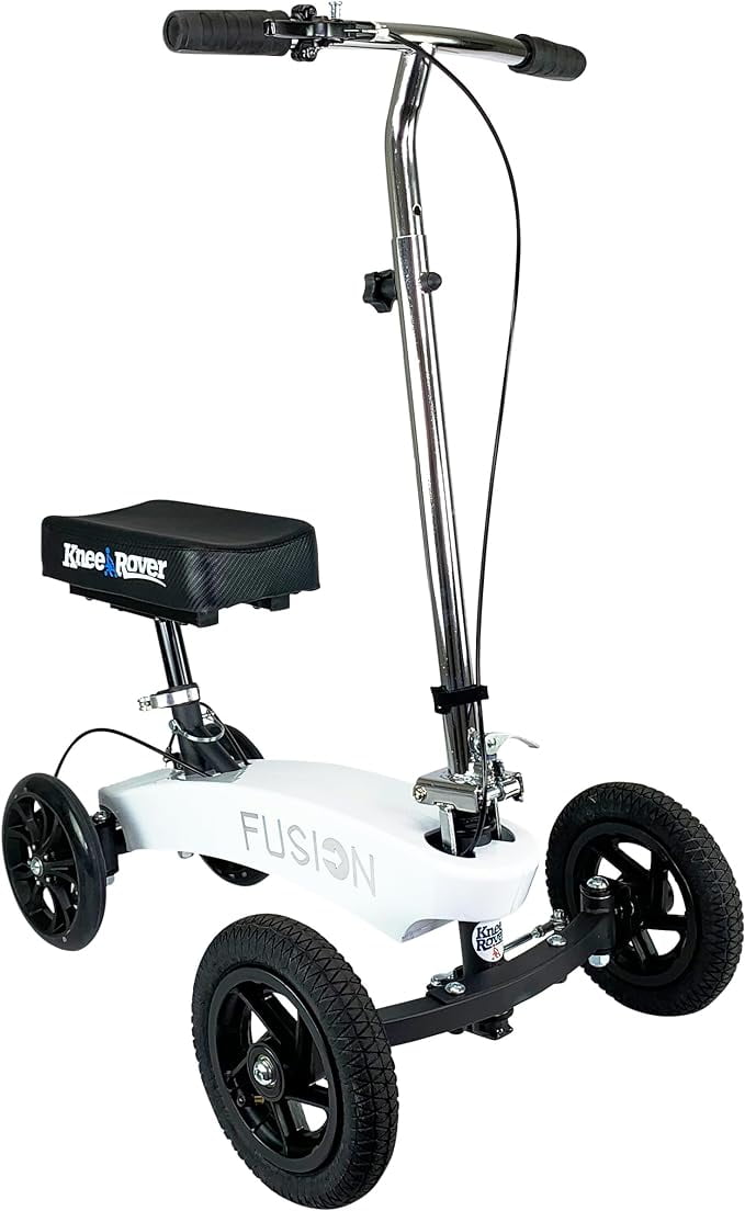 KneeRover HYBRID FUSION Patented All Terrain Knee Scooter with 4 Wheel ...