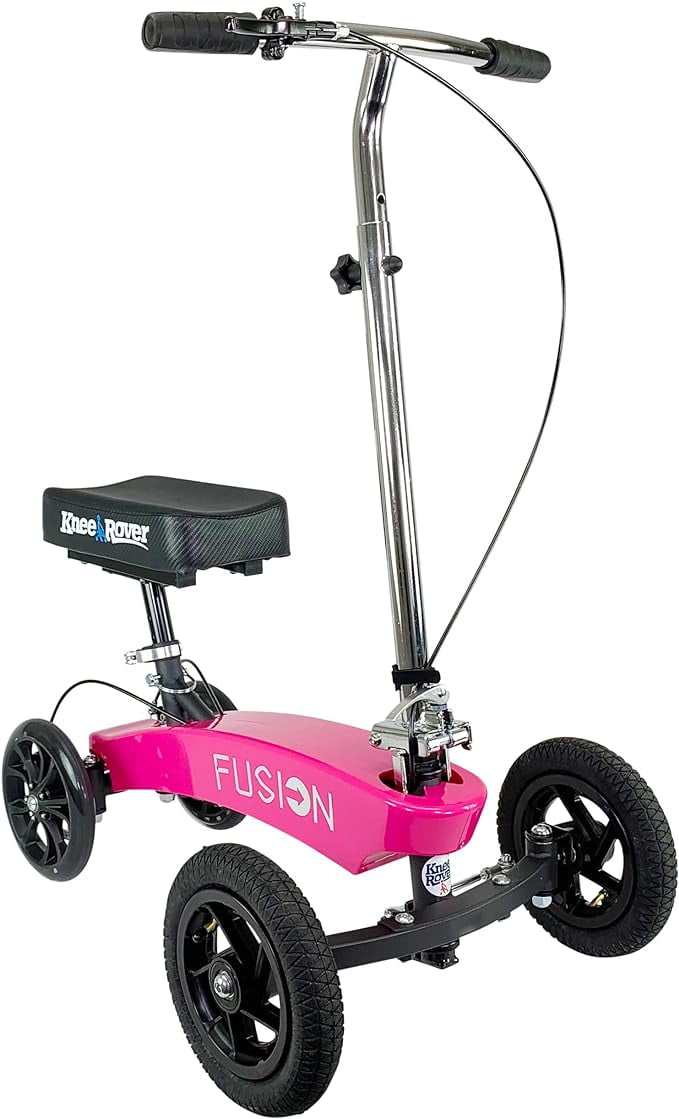 KneeRover Hybrid All Terrain Fusion Knee Scooter with 4-Wheel Steering ...
