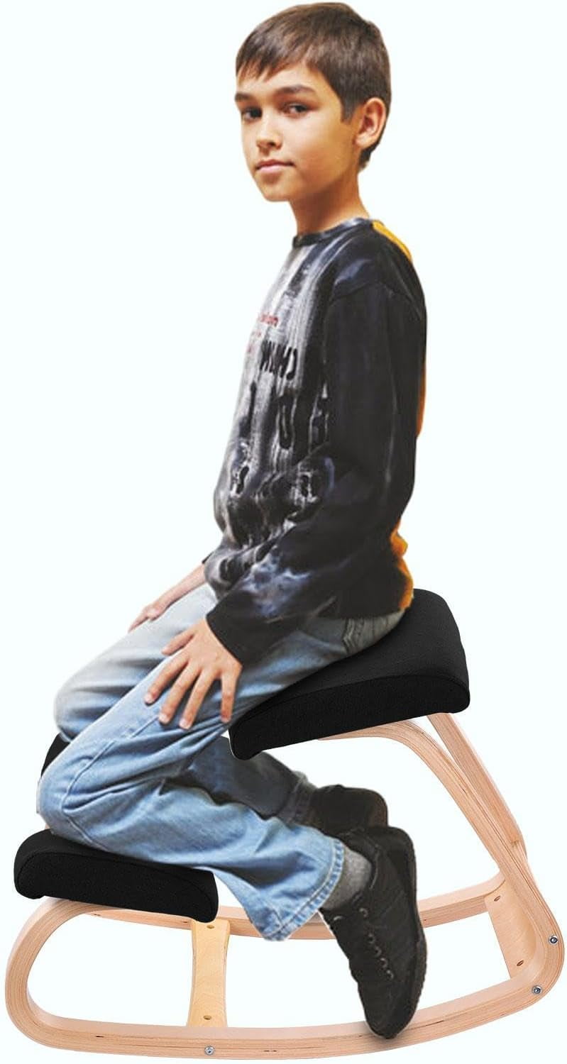 Kneeling Chair, Resilient Ergonomic Kneeling Chairs, Angled Rocking ...