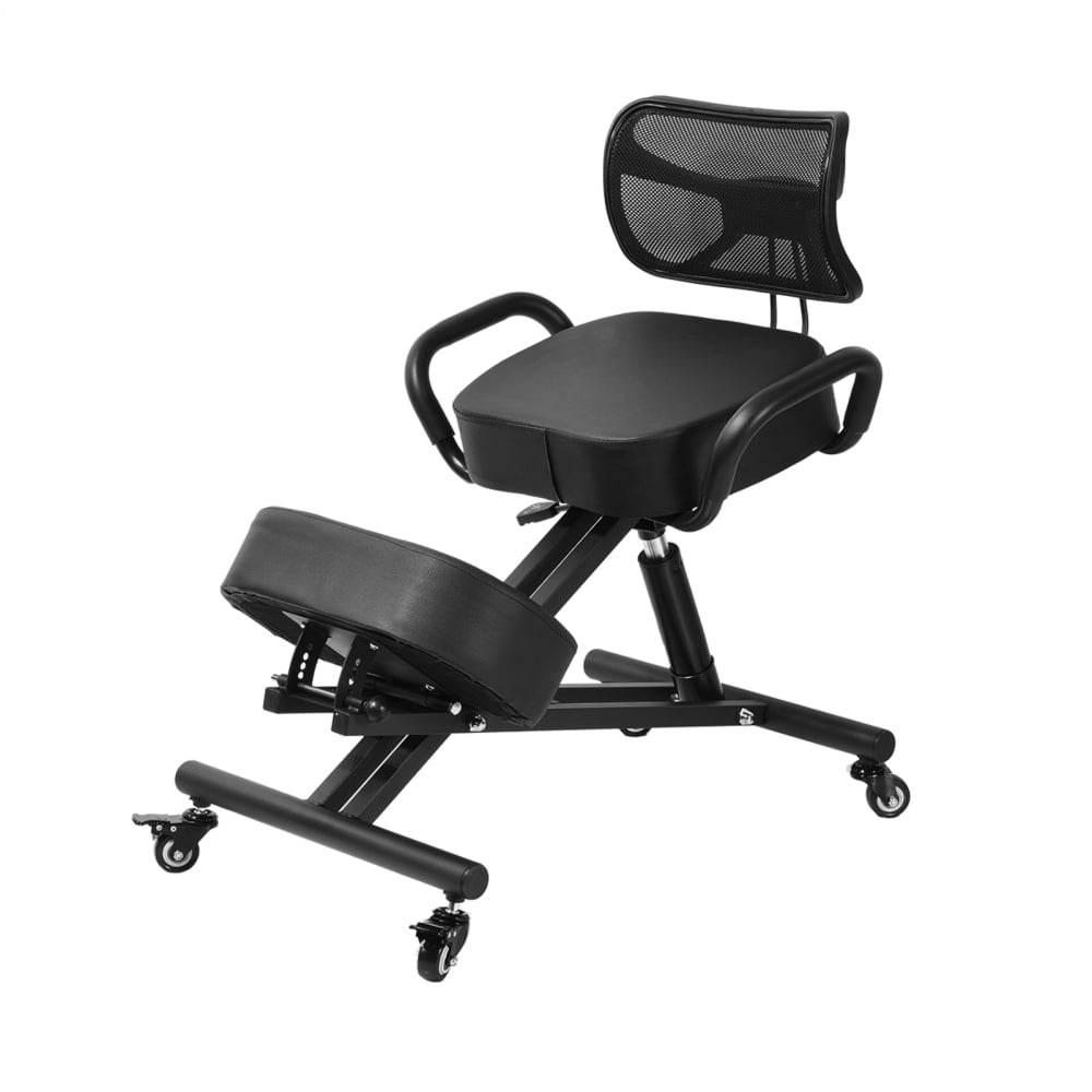 Kneeling Posture Chair w/ Back Support & Height Adjustment | Stops ...