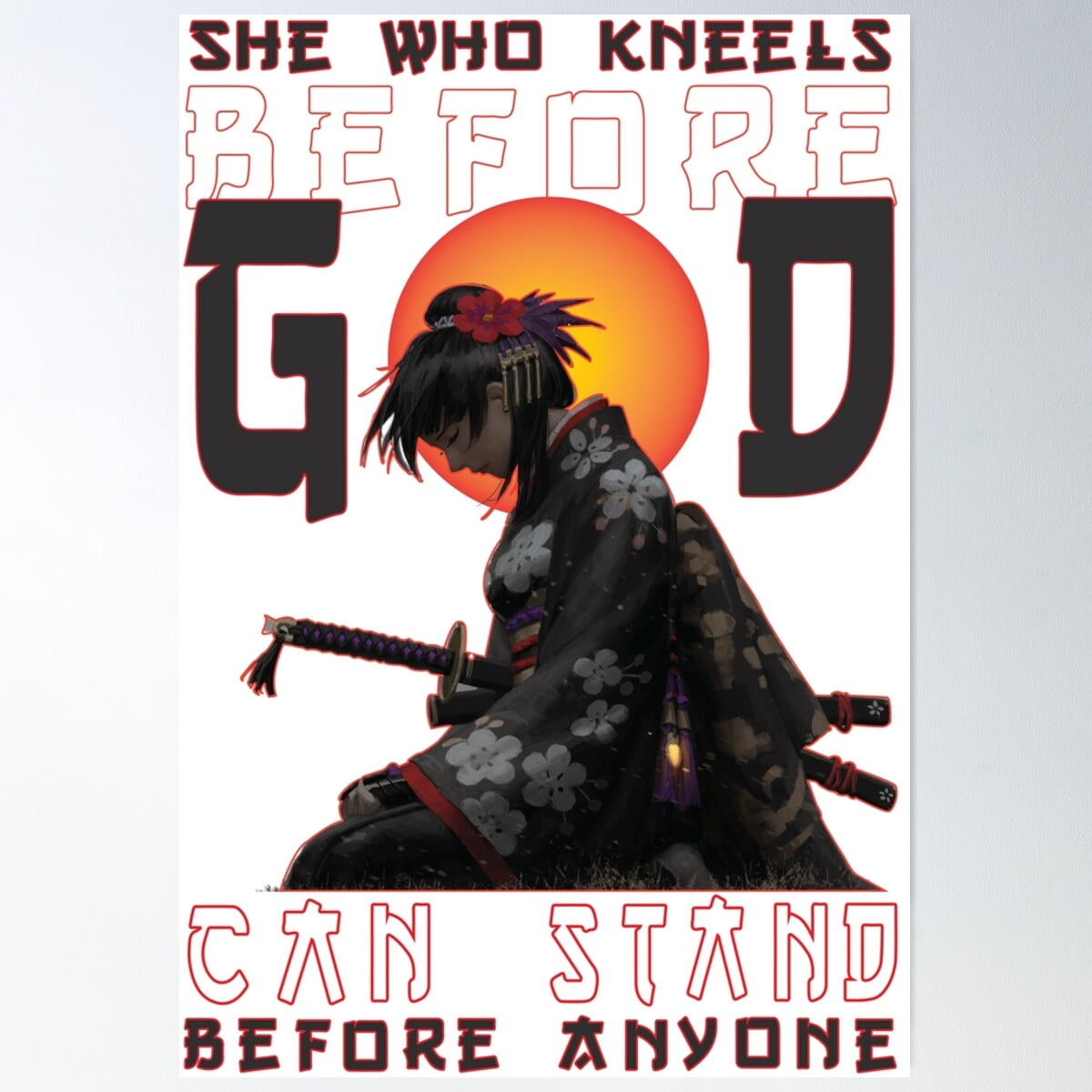 She Who Kneels Before God Japanese Female Samurai| Christian Quotes ...