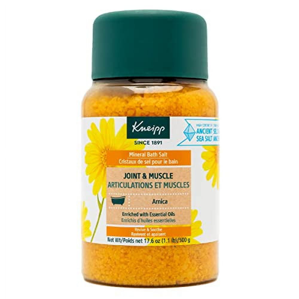 Kneipp Joint & Muscle Mineral Bath Salts With Arnica, Rejuvenate Joints ...
